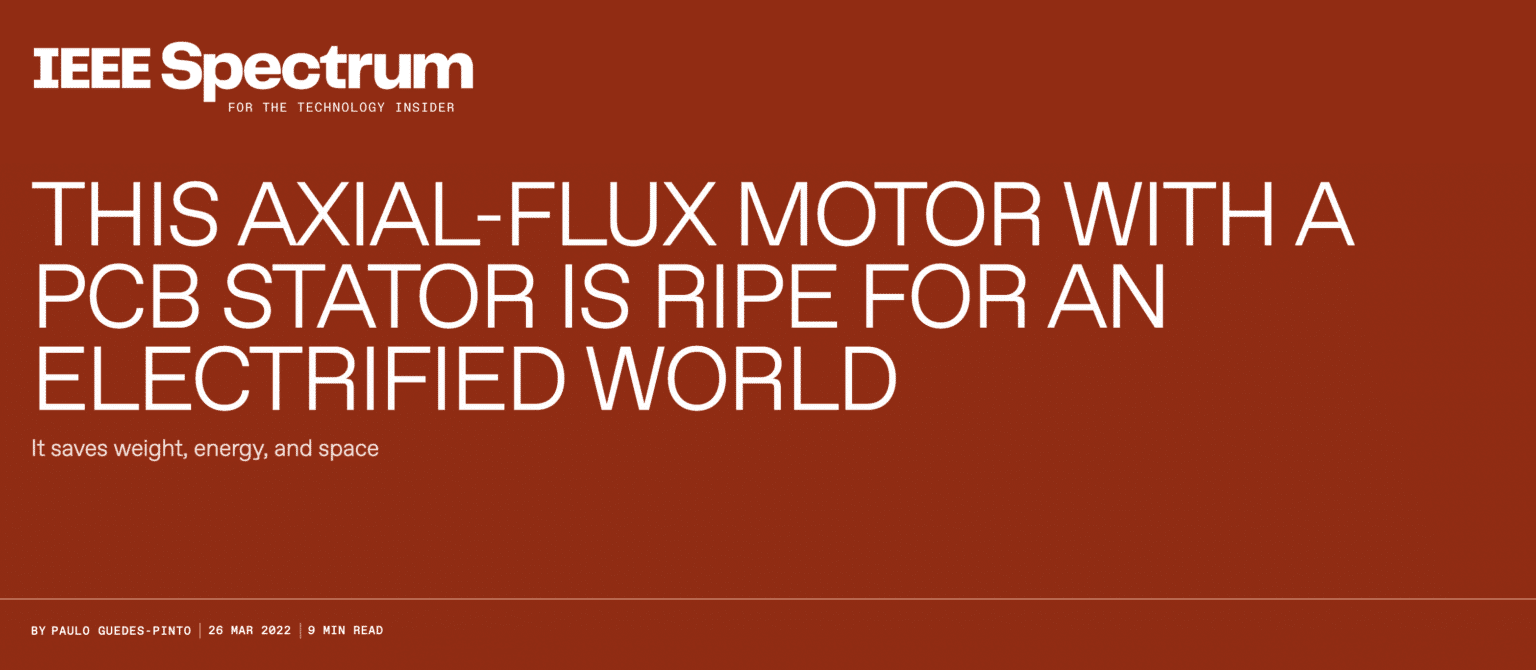 This Axial-Flux Motor with a PCB Stator is Ripe for an Electrified ...