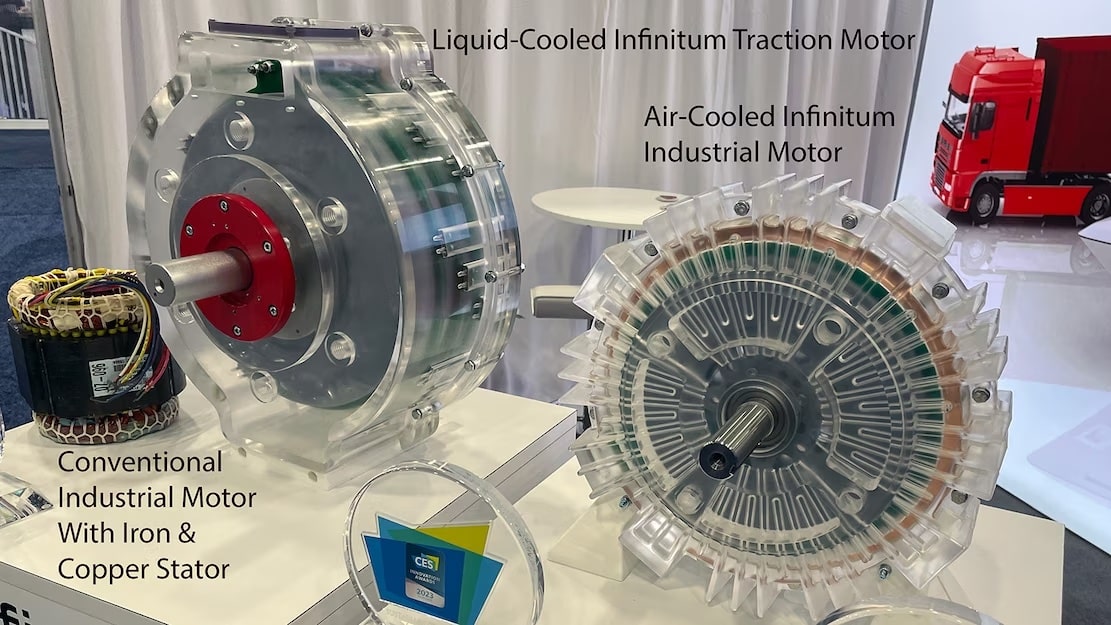 New Infinitum Aircore Electric Motor Improves EV Efficiency and Cost ...